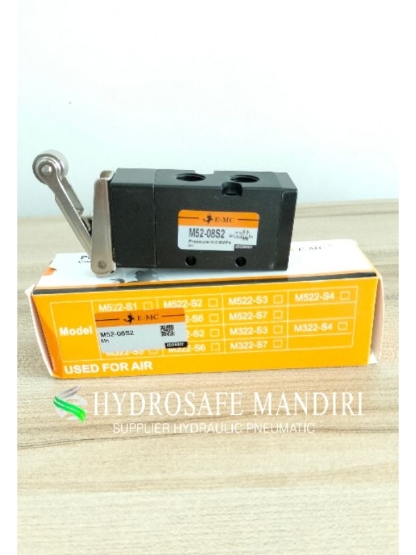 Jual Mechanical valve ROLLER pneumatic series M52-08S2 / M522-S2 EMC | Shopee Indonesia