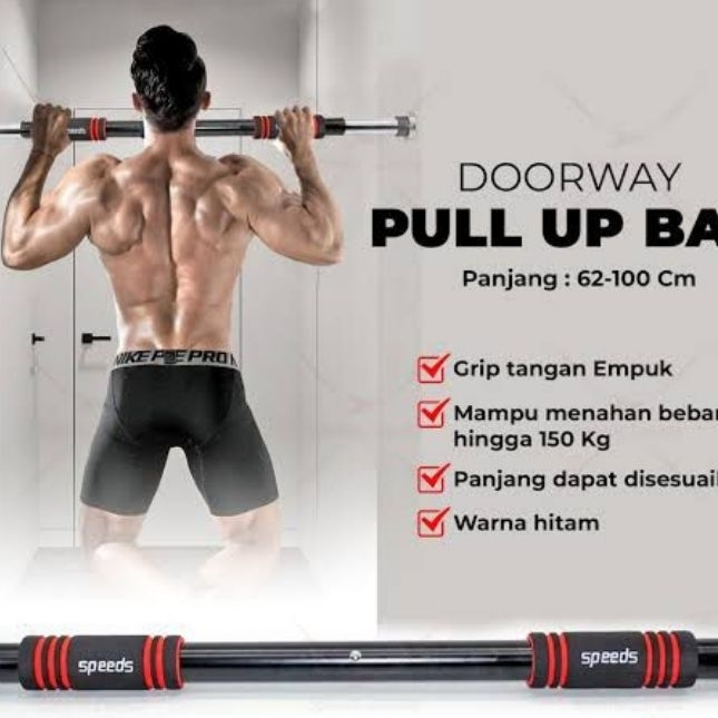Jual Pull Up Bar atau Door Chinning Bar Untuk pembentukan otot anda ...