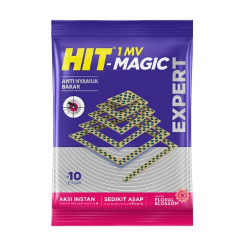 Jual HIT Magic Expert Obat Nyamuk Bakar Floral Blossom 10 pcs | Shopee ...
