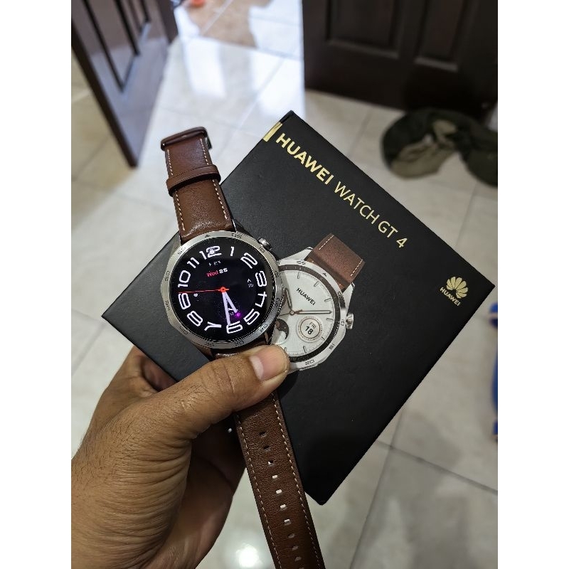 Jual Huawei Smartwatch Gt4 brown | Shopee Indonesia