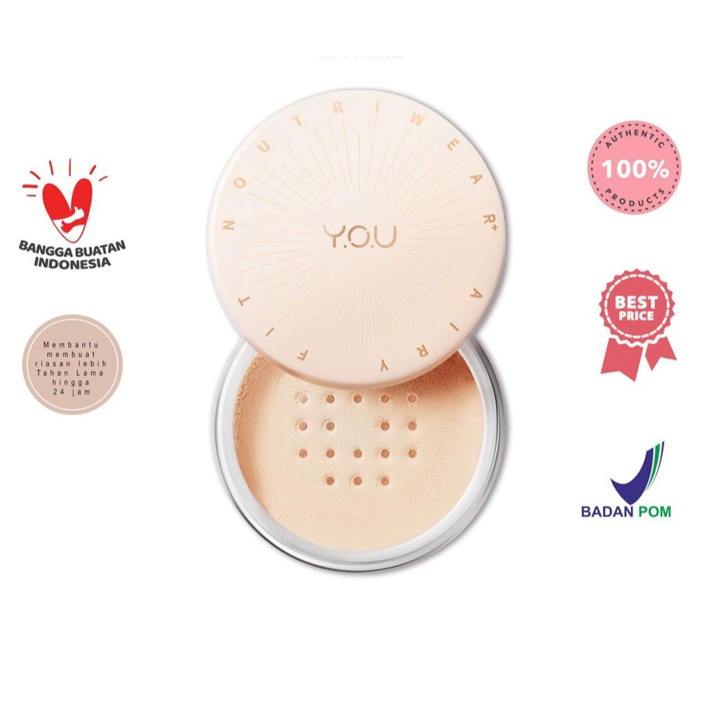 Jual YOU NoutriWear+ Airy Fit Loose Powder - Nourishing | Oil-control ...