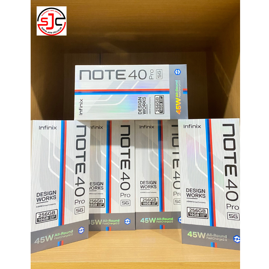 Jual (SJC)HANDPHONE INFINIX NOTE 40PRO 5G 8/256GB GREY | Shopee Indonesia