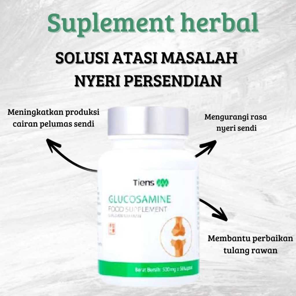 Jual Terlaris) Glucosamine Tiens / Glucosamin THianshi / Obat Herbal Pelumas Sendi Kemasan ...