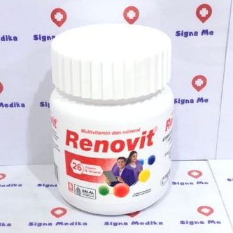 Jual Renovit Botol Isi 30 Kaplet - Multivitamin & Suplemen Kesehatan ...