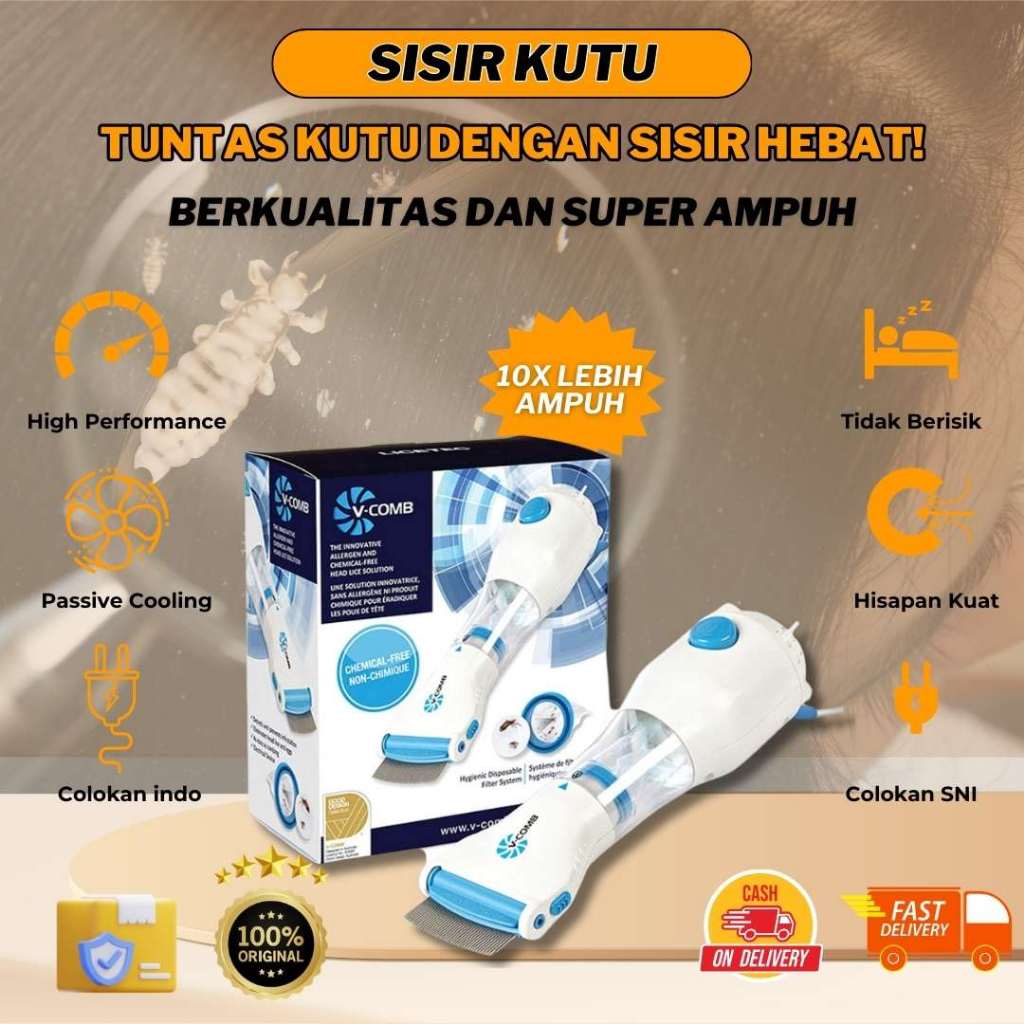 Jual Sisir Kutu Mesin Elektric Electric Elektrik Vacuum V-comb Vcomb ...