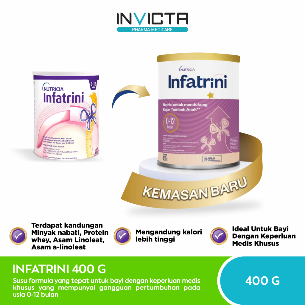 Jual Nutricia Infatrini Powder - 400 gr | Shopee Indonesia