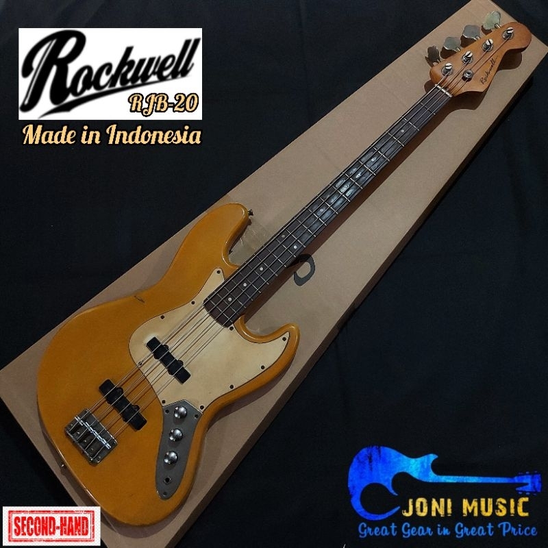 Jual Bass Rockwell Original Made in Indonesia: RJB-20 JAZZ BASS RB-32 DB-20 Musicman Bongo ...