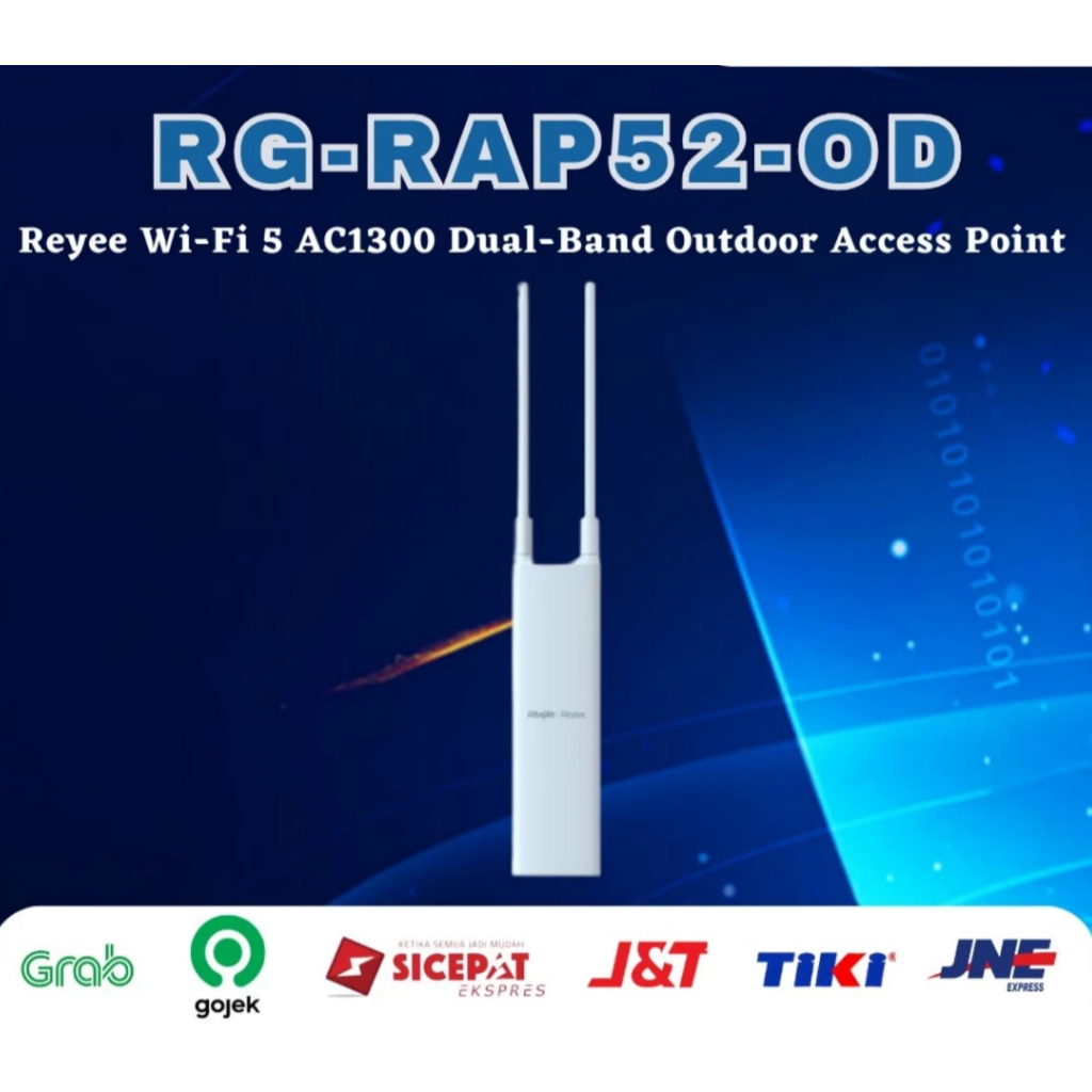 Jual RUIJIE RG-RAP52-OD Reyee Wi-Fi 5 AC1300 Dual-Band Outdoor Access Point RAP52OD - AP Mesh ...