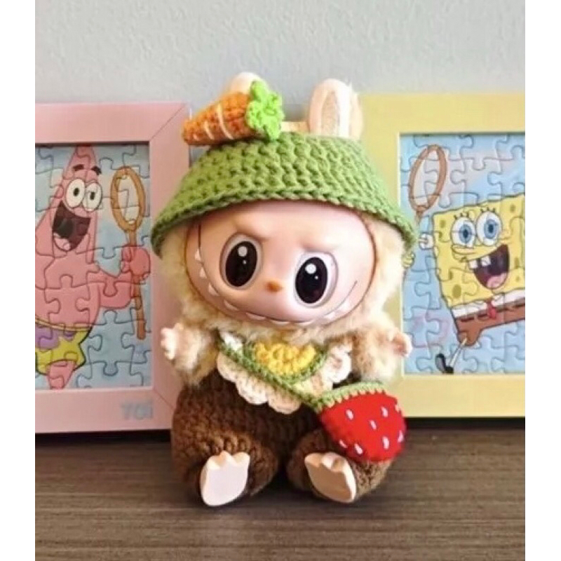 Jual CUSTOM kostum LABUBU knit rajut - Farmer | Shopee Indonesia