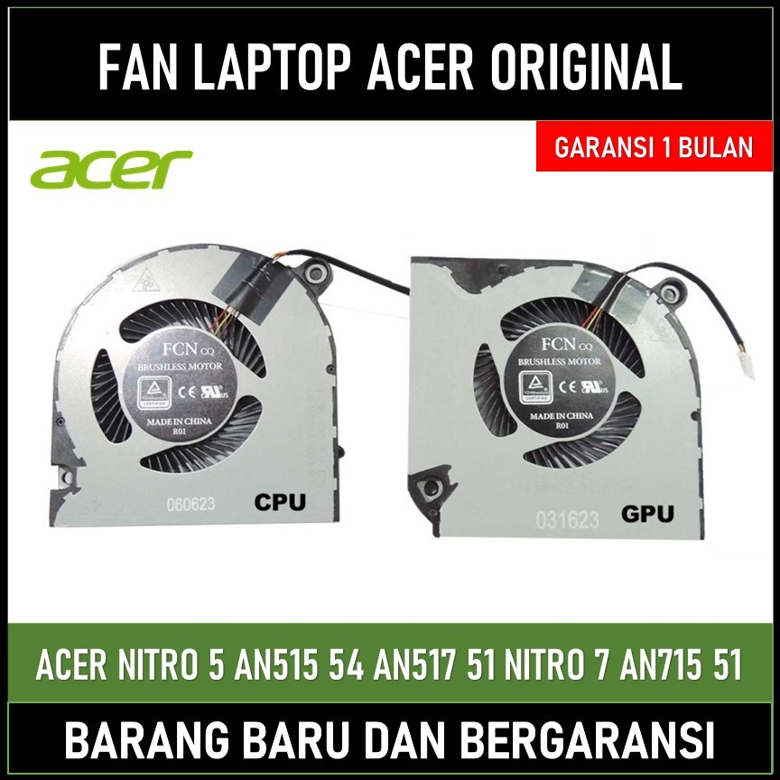 Jual Fan Acer Nitro 5 AN515 AN515-51 AN515-52 AN515-41 AN515-42 ...