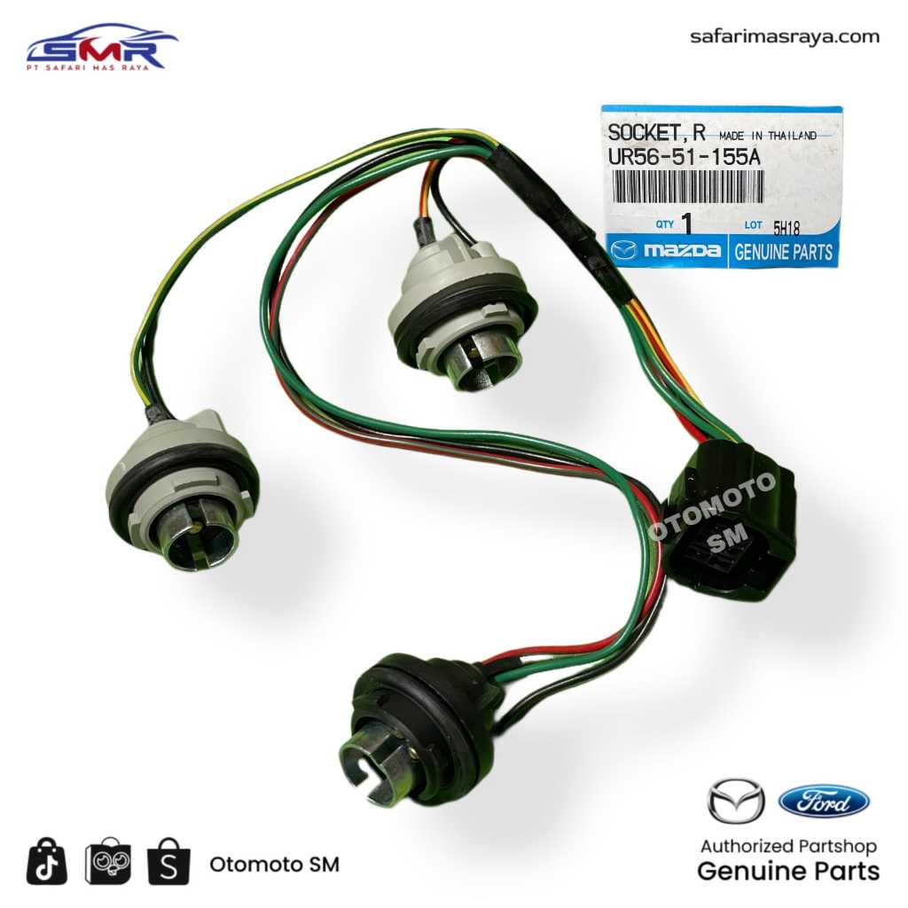 Jual Kabel Socket Soket Rem Belakang Mazda BT50 Original UR5651155A ...