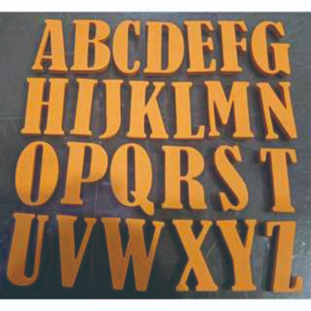 Jual Angka/Huruf Papan Bunga Timbul Abjad A-Z Tinggi 12cm Bahan Spons ...