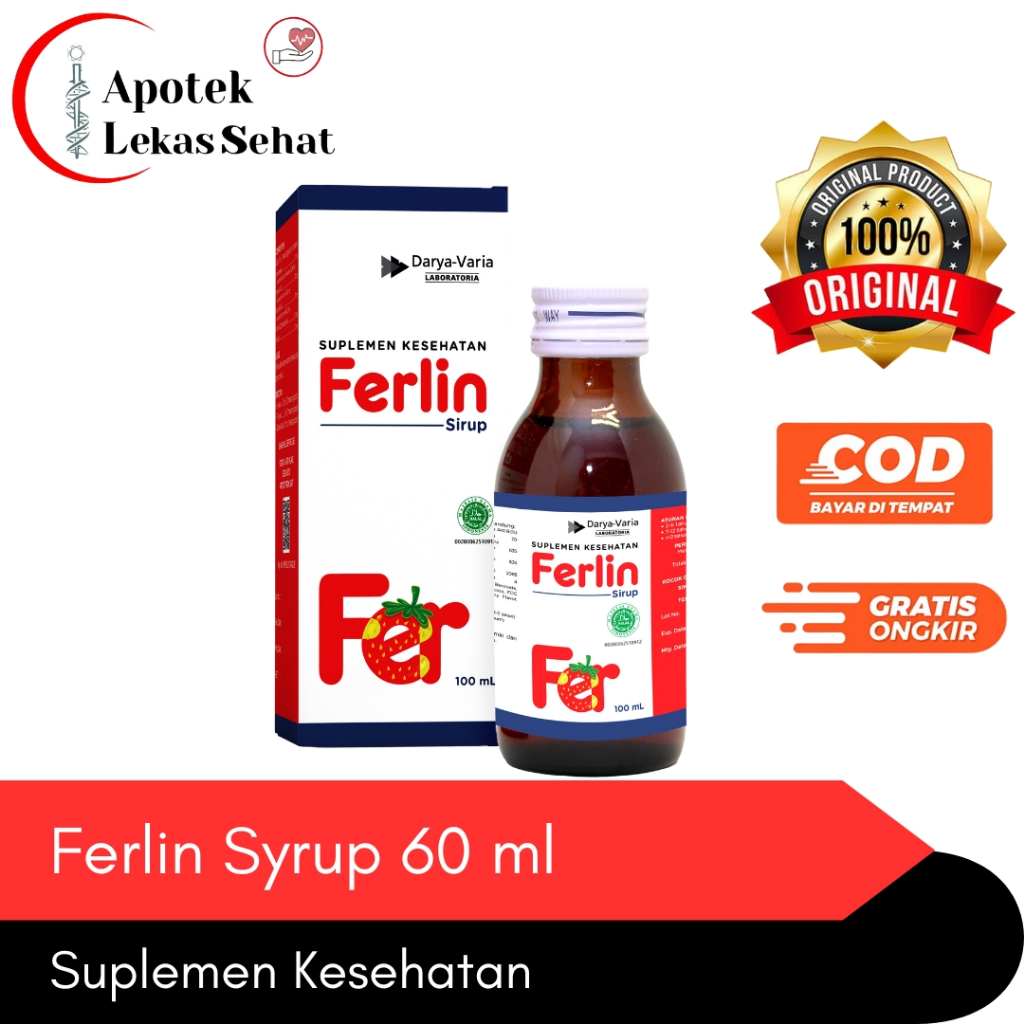 Jual Ferlin Syrup 60 ml | Shopee Indonesia