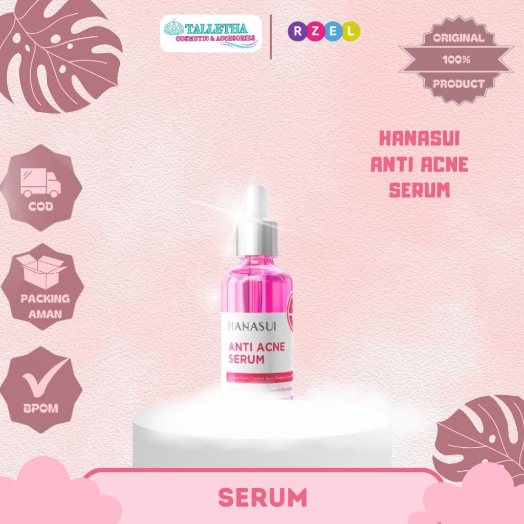 Jual Hanasui Anti Acne Serum New Look & Improved Formula. | Shopee ...