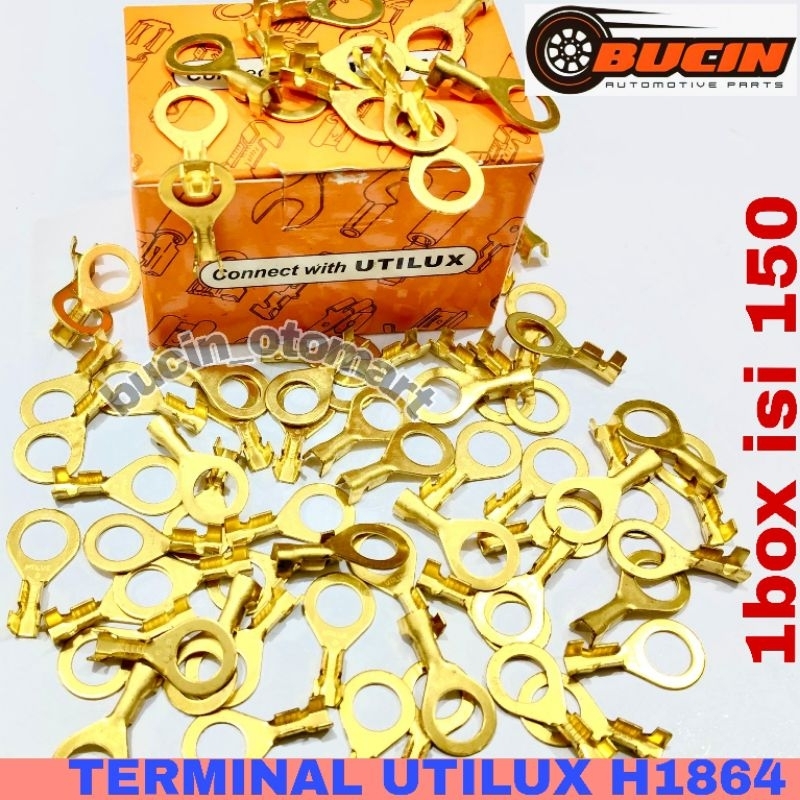 Jual Terminal / Skun Utilux H-1864 Ring Baut 12 8MM Harga untuk 1 Box ...