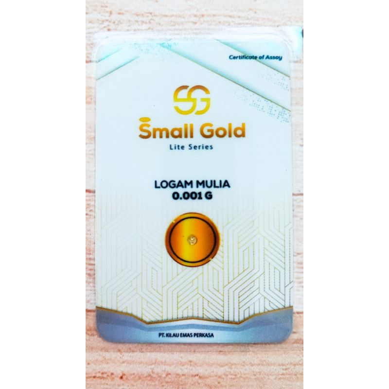 Jual EMAS MINI 0,001 gram LOGAM MULIA ASLI SMALL GOLD EMAS MINI BABY ...