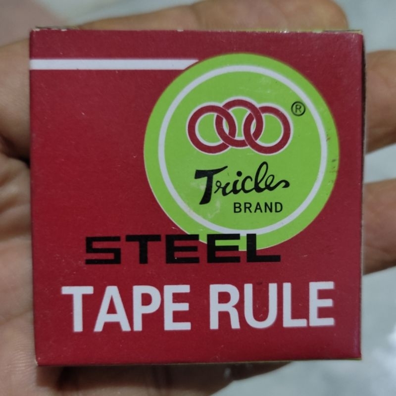 Jual Meteran besi panjang 2 meter merek tricles per 1 pcs | Shopee ...