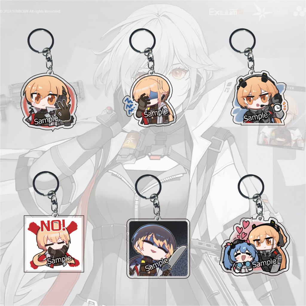 Jual Gantungan Kunci Groza Exilium Girls' Frontline 2 - Ganci Anime ...