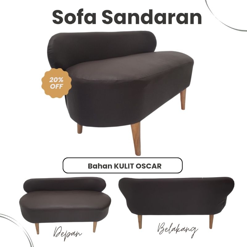 Jual Sofa Sandar ( Bahan Kulit Oscar ) - Sofa Bench Sandaran Minimalis ...