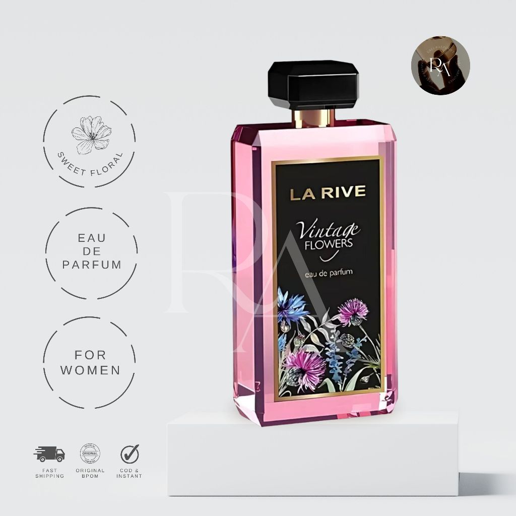 Jual La Rive Vintage Flowers for Women - 90 ML | Shopee Indonesia