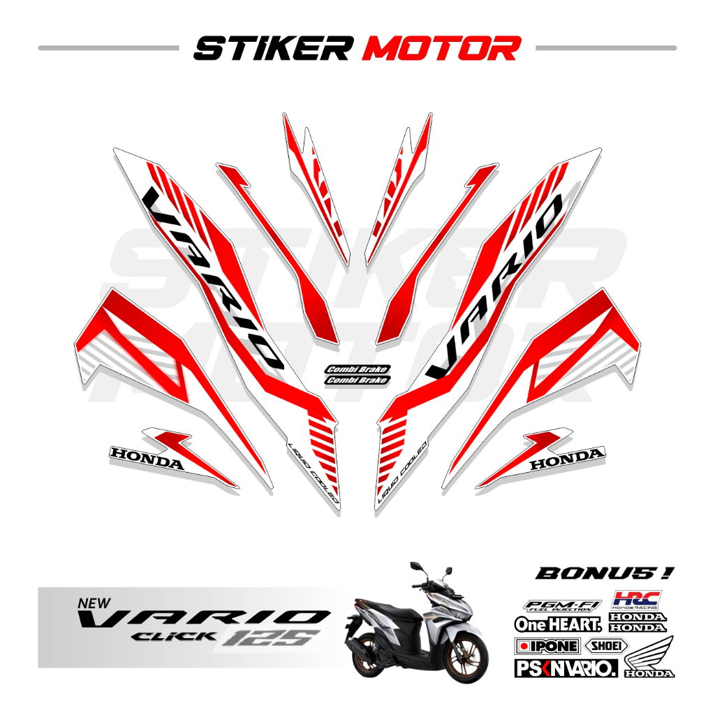 Jual VR806 Striping Stiker Setriping Sticker LIs Vario 125 New 2023 ...