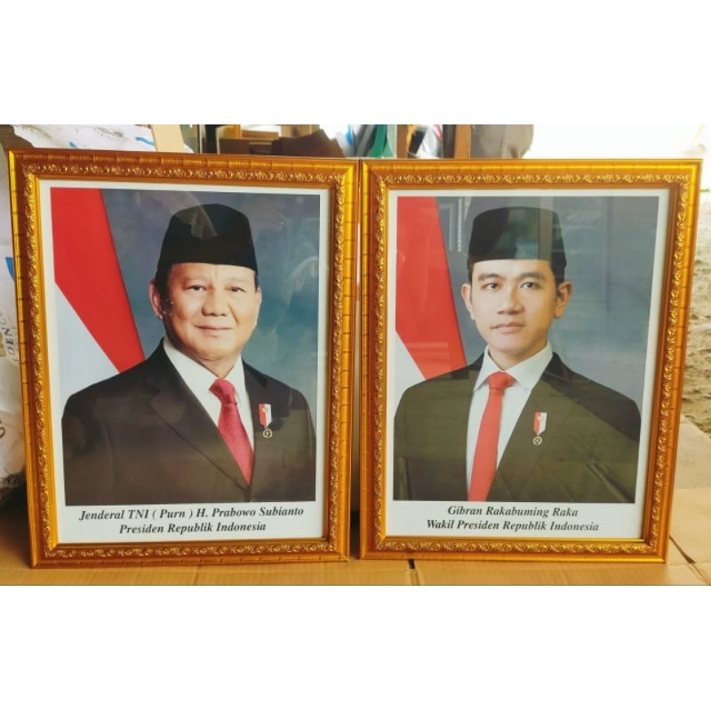 Jual Bingkai / Frame Foto Presiden & Wakil Presiden ukuran 30x40cm | Shopee Indonesia