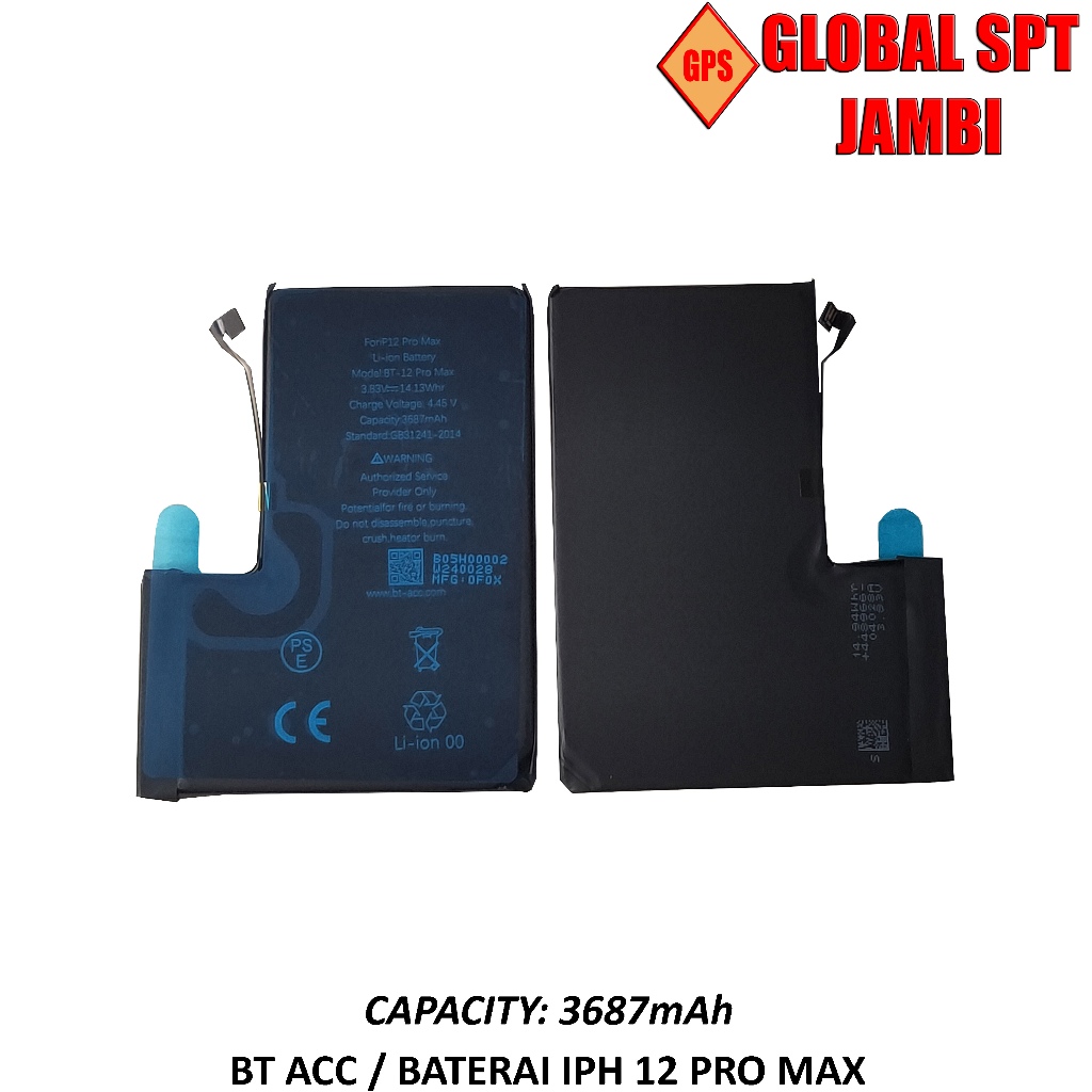 Jual BT ACC / BATERAI IPH 12 PRO MAX / BATRE / BATERE / BATTERY ...