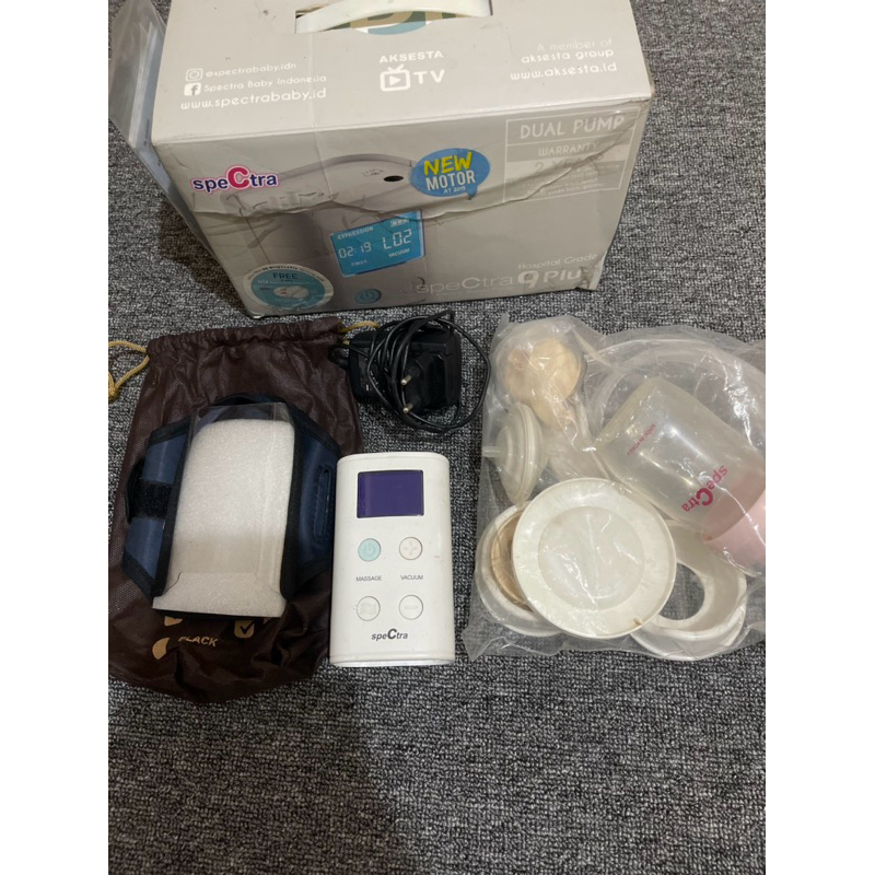 Jual SPECTRA 9 PLUS pompa asi preloved bonus handfree | Shopee Indonesia