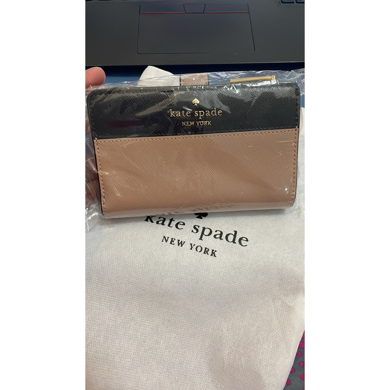 Jual Kate Spade Madison Med Compact Bifold Wallet Toasted Hazelnut ...