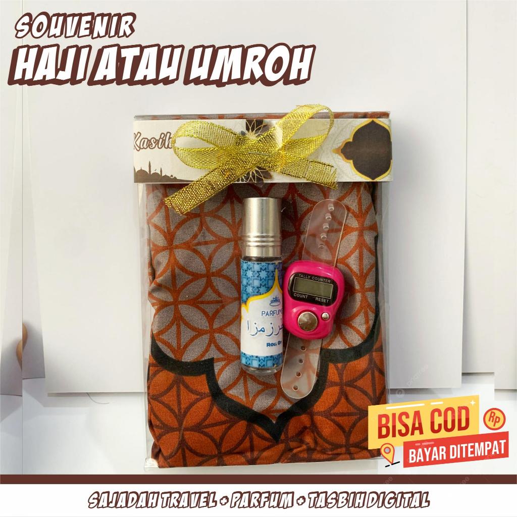 Jual perangkat sholat Souvenir haji atau umroh isi sajadah travel ...