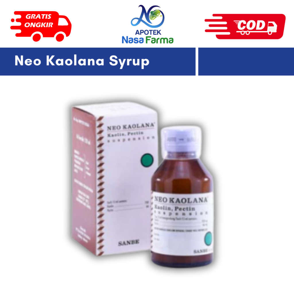 Jual NEO KAOLANA SIRUP 120 ML | Shopee Indonesia