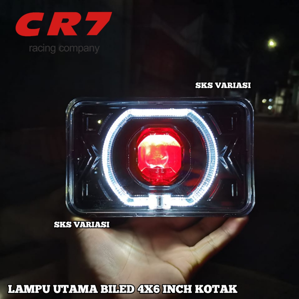 Jual Lampu Biled Kotak 4x6 Inch Headlamp Biled 6 Inch Model Kotak Plus ...