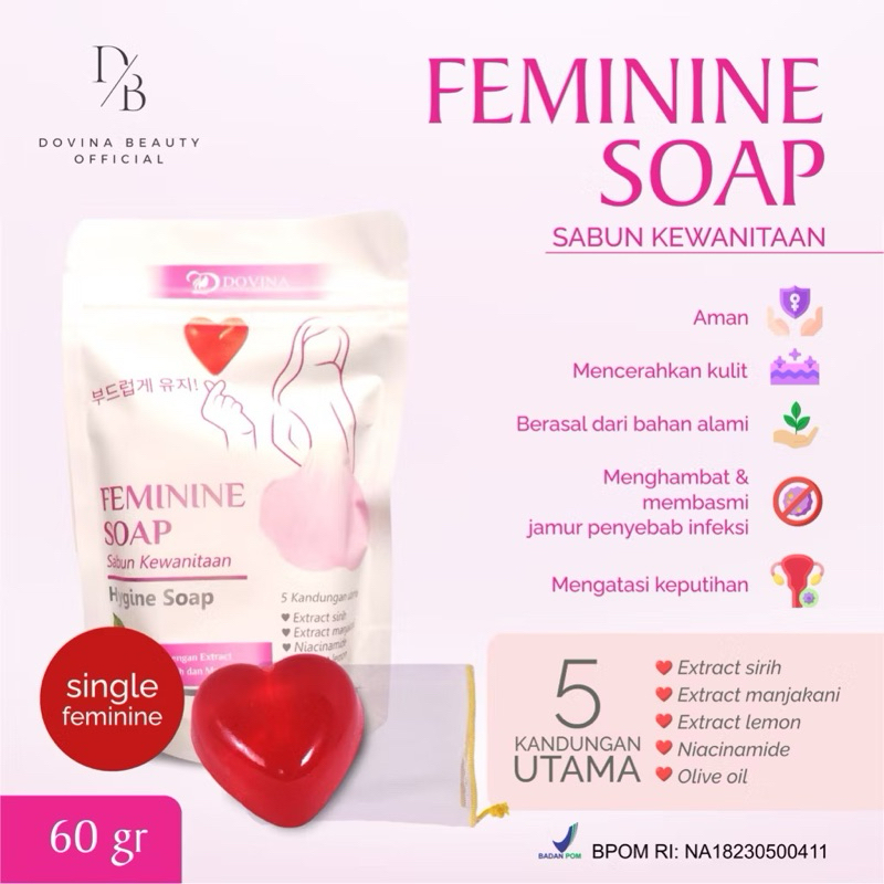 Jual DOVINA FEMININE HYGINE SOAP / Sabun Kewanitaan / SABUN MISS V ...