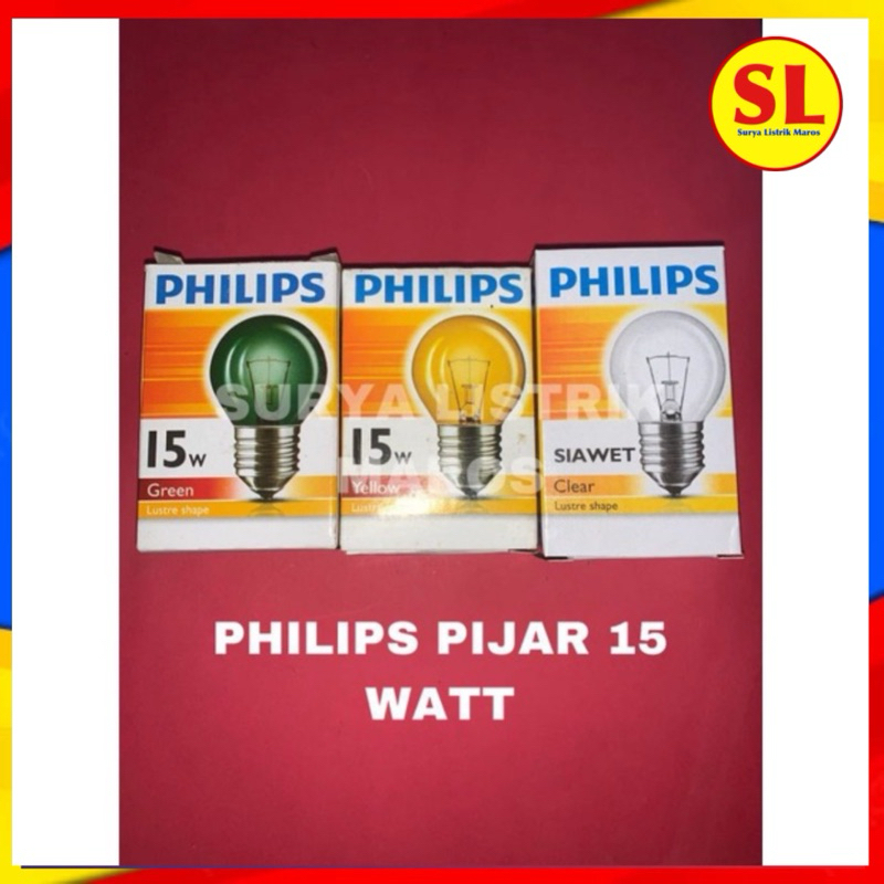 Jual LAMPU PIJAR PHILIPS 15 WATT | Shopee Indonesia