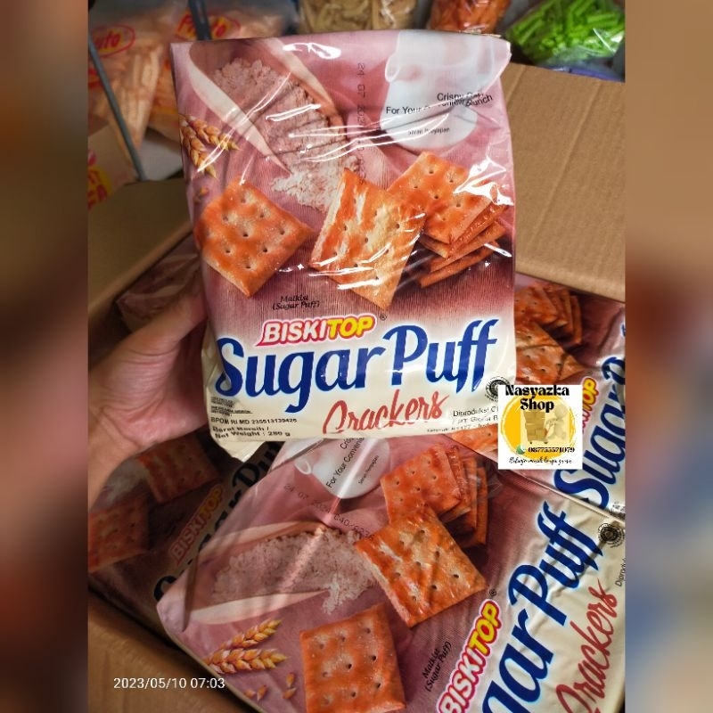 Jual BISKITOP SUGAR PUFF CRACKERS | Shopee Indonesia