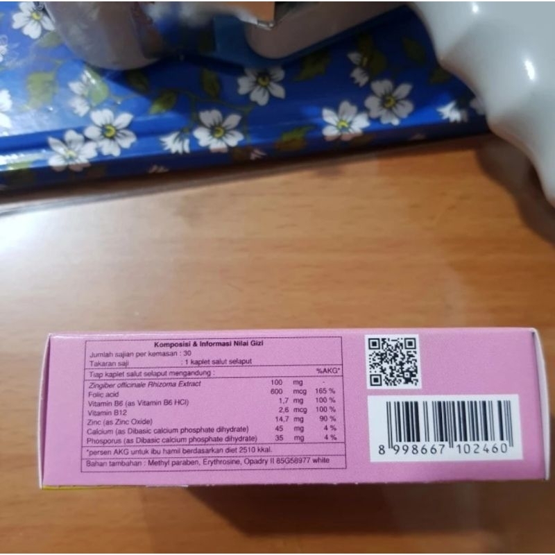 Jual FOREMES MULTIVITAMIN SUPLEMEN BUAT IBU HAMIL DENGAN MUAL SEBOX ISI ...