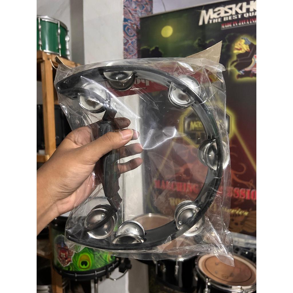 Jual Alat Musik Tamborin Tambourine Double Ring Kecrekan | Shopee Indonesia