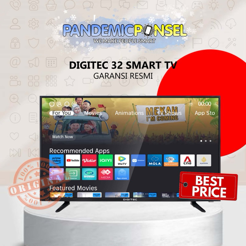Jual Digitec 32 Smart Tv Garansi Resmi | Shopee Indonesia