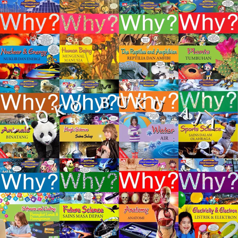 Jual Ori- Komik Science Comic Pengetahuan Dasar Why? Animals Water ...