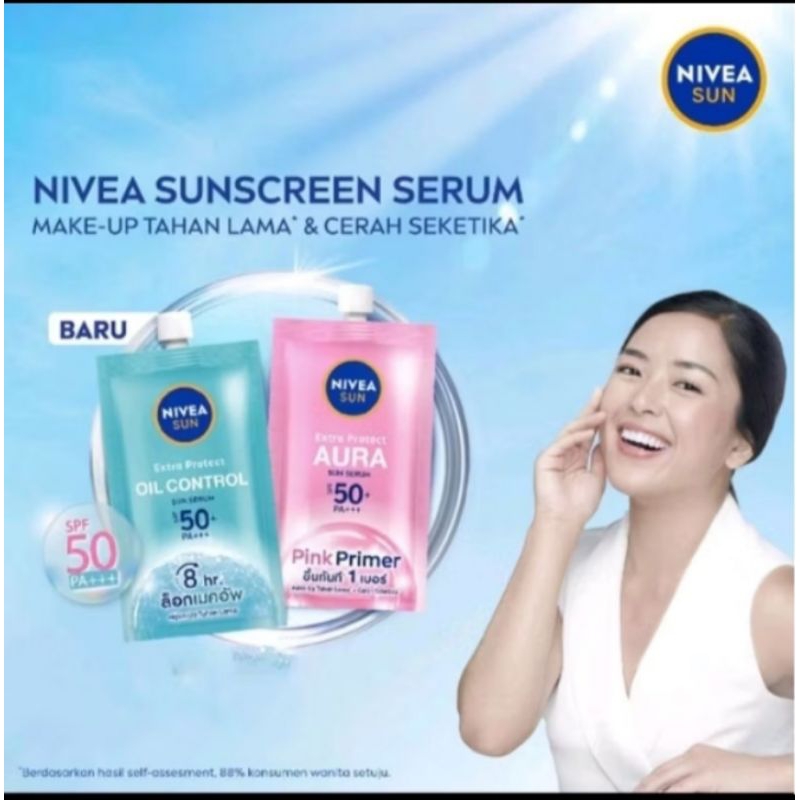 Jual Nivea Sun Extra Protect Face Serum SPF 50 Instant Aura-Oil Control ...