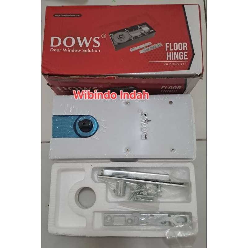 Jual Floor hinge / engsel tanam / engsel bawah pintu 211 Dows | Shopee ...
