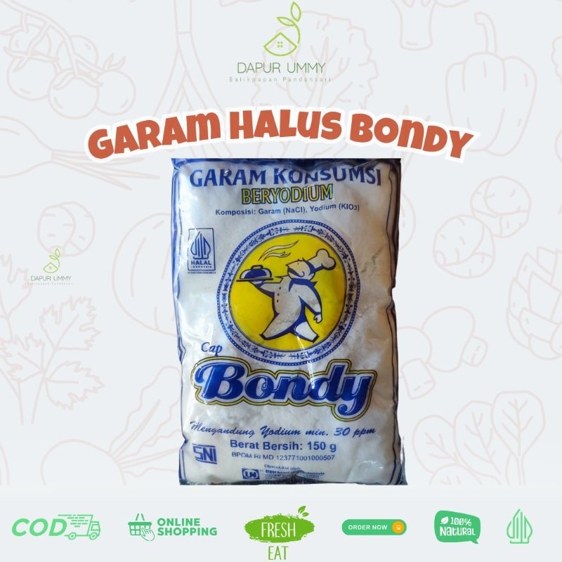 Jual BONDY • Garam halus 150g | Shopee Indonesia