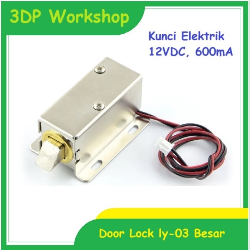 Jual Kunci Elektrik ly-03 Door Lock Besar 12V dc 350mA | Shopee Indonesia