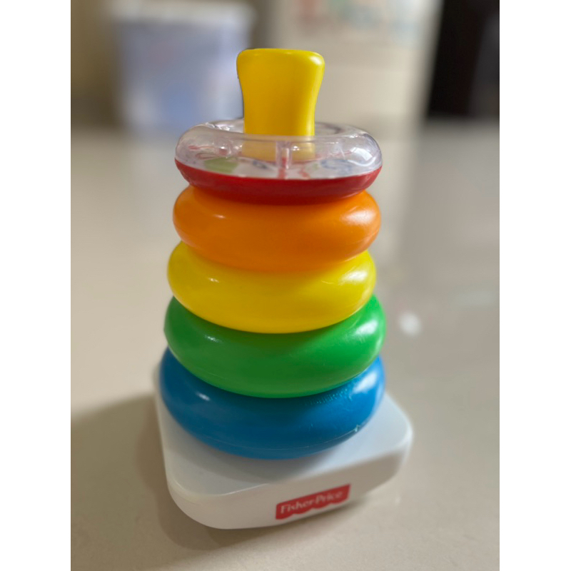 Jual Prelove Fisher Price Rock a Stack Mainan Bayi / Ring Donat tumpuk ...