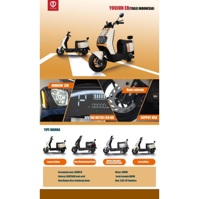 Jual sepeda listrik Tailg Youjun EB pontianak | Shopee Indonesia