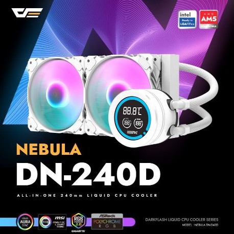 Jual DarkFlash DN240D Liquid CPU Cooler | Shopee Indonesia