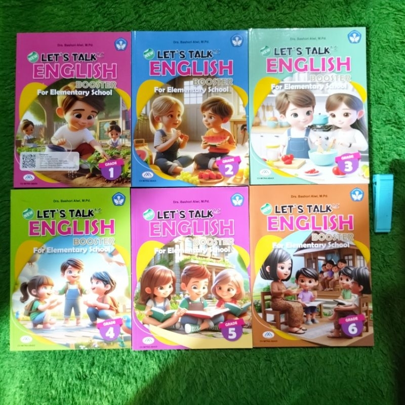 Jual ORIGINAL BUKU BAHASA INGGRIS NEW LET'S TALK ENGLISH BOOSTER KELAS 1 2 3 4 5 6 SD/MI ...