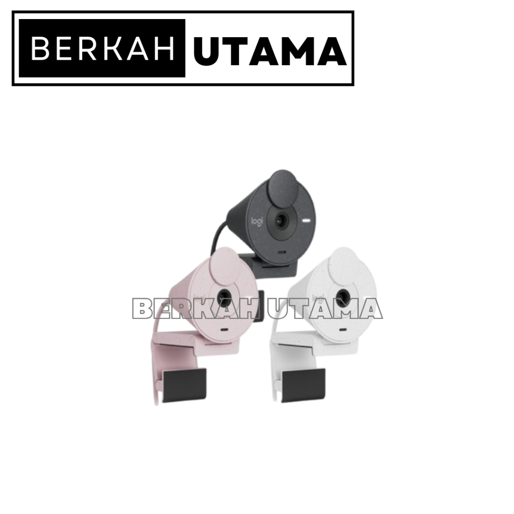 Jual LOGITECH BRIO 300 WEBCAM FULL HD FHD SHUTTER NOISE-REDUCING MIC ...