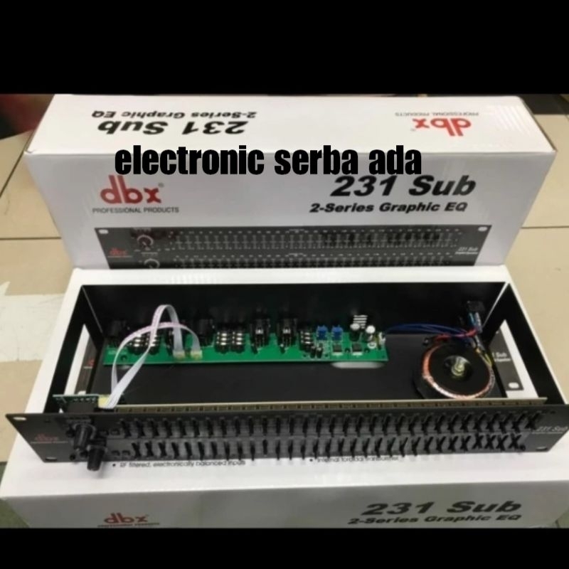 Jual DBX Model 231 Graphic Equalizer | Shopee Indonesia