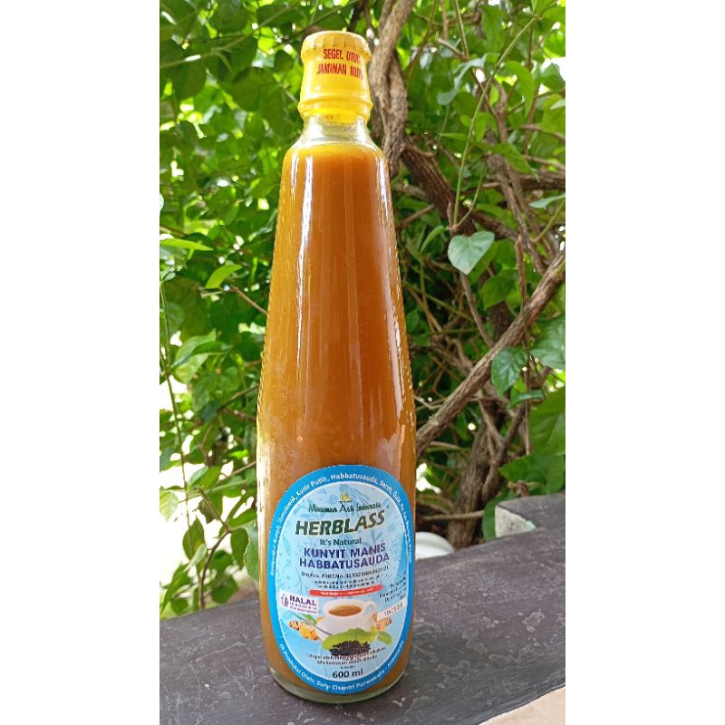 Jual HERBLASS kunyit asam manis habbatussauda dapat meredakan sakit ...